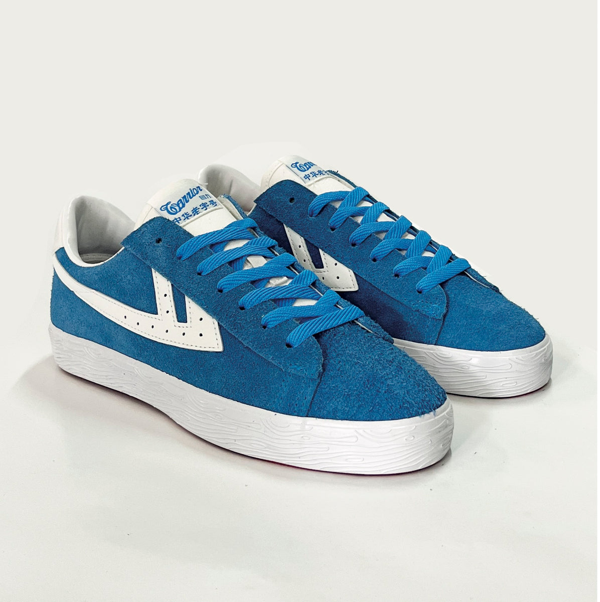 Blue Dime Suede Canvas Sneakers – Warrior Sneakers SA